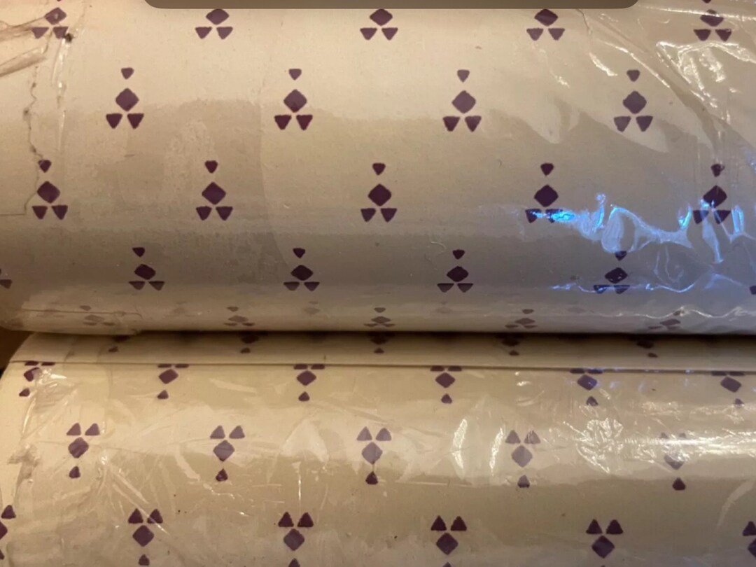 7 Rolls Laura Ashley Vintage Wallpaper . Nutmeg ,aubergine ,sand, Ivory ...