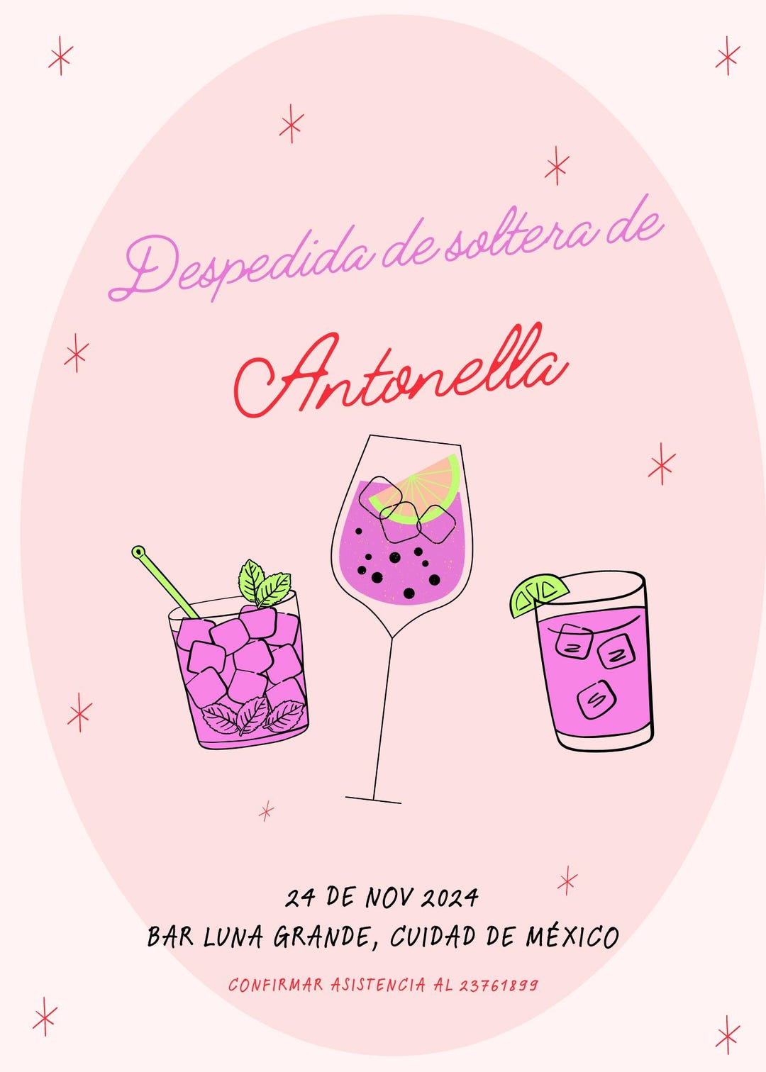 Despedida De Soltera! Invitacion Digital, TODO Es Editable ...