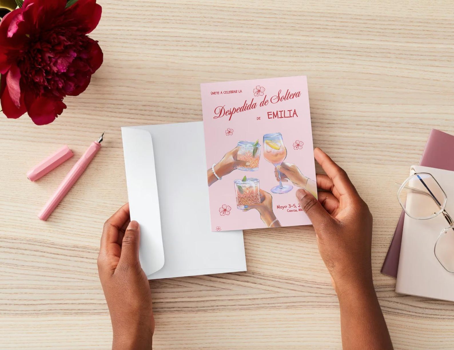 Invitacion Editable Para Despedida De Soltera. Bachelorette Weekend ...