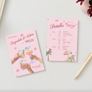 Invitacion Editable Para Despedida De Soltera. Bachelorette Weekend ...