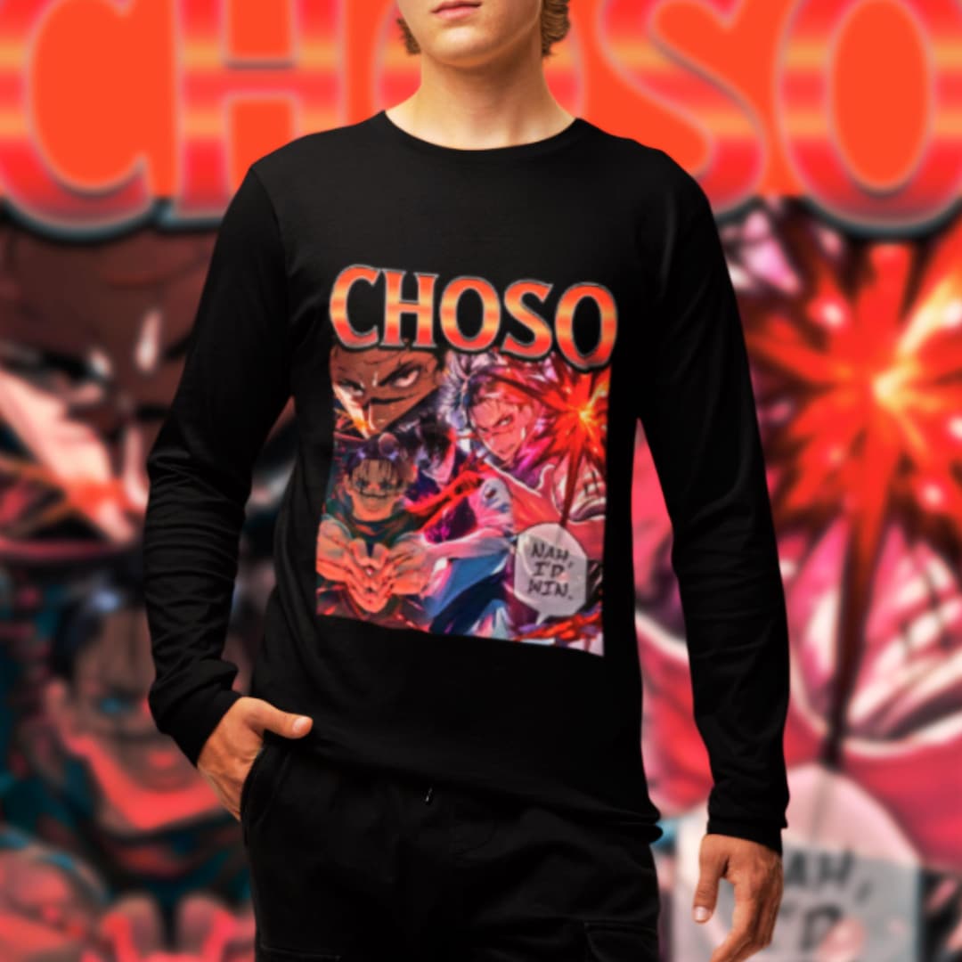 Choso Jujutsuu Kaisenn Long Sleeve Shirt-stylish Japanese Streetwear ...