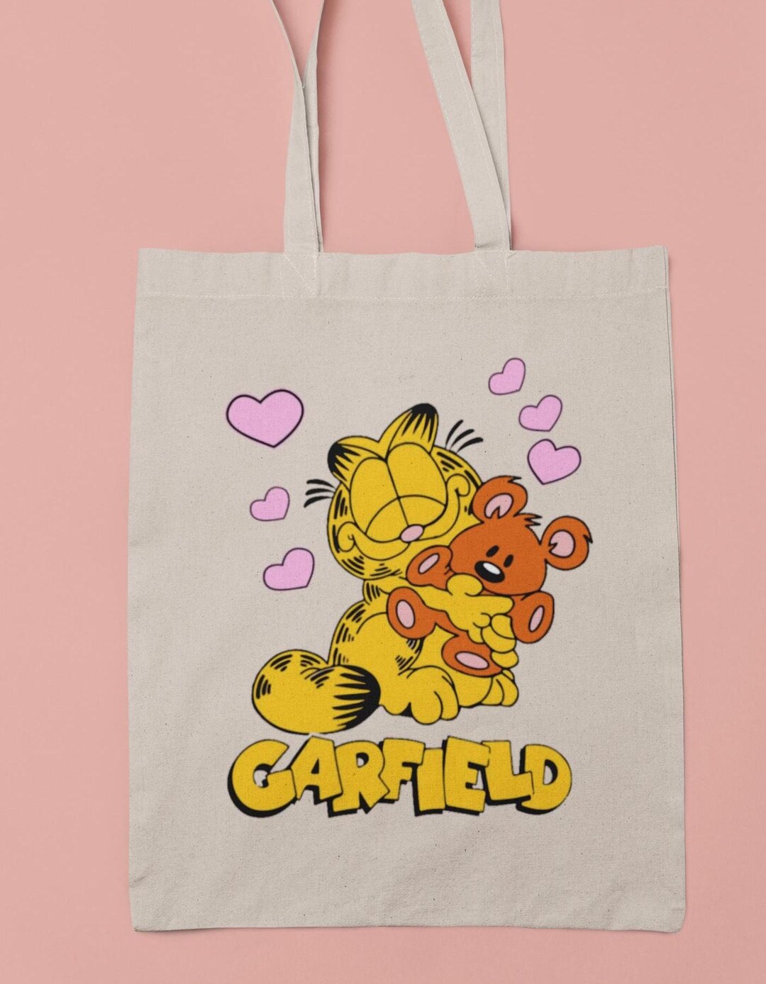 Garfield Shopper Totes: Eco-friendly Bags With a Retro Vibe - Etsy