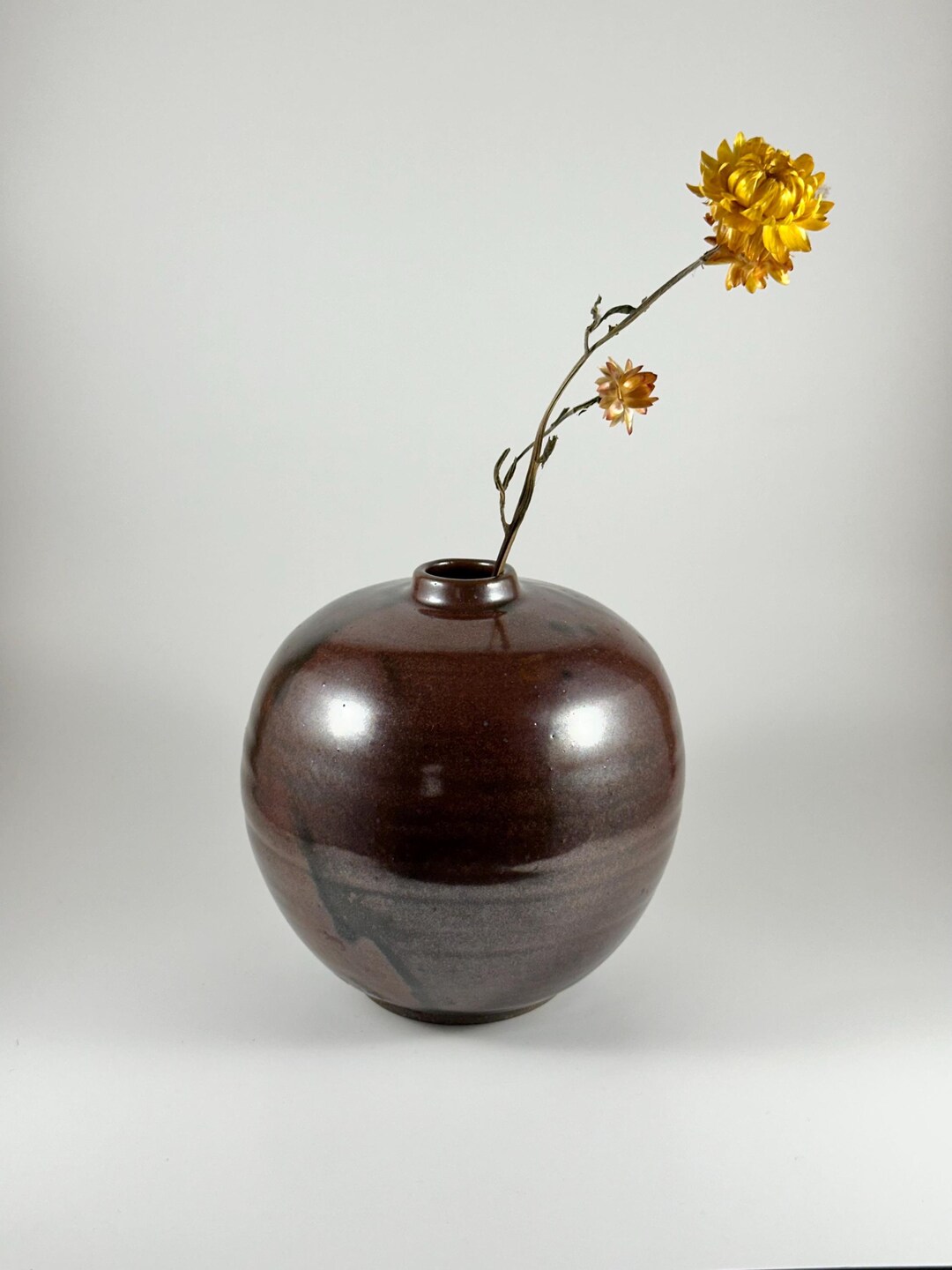 Maroon Vase - Etsy
