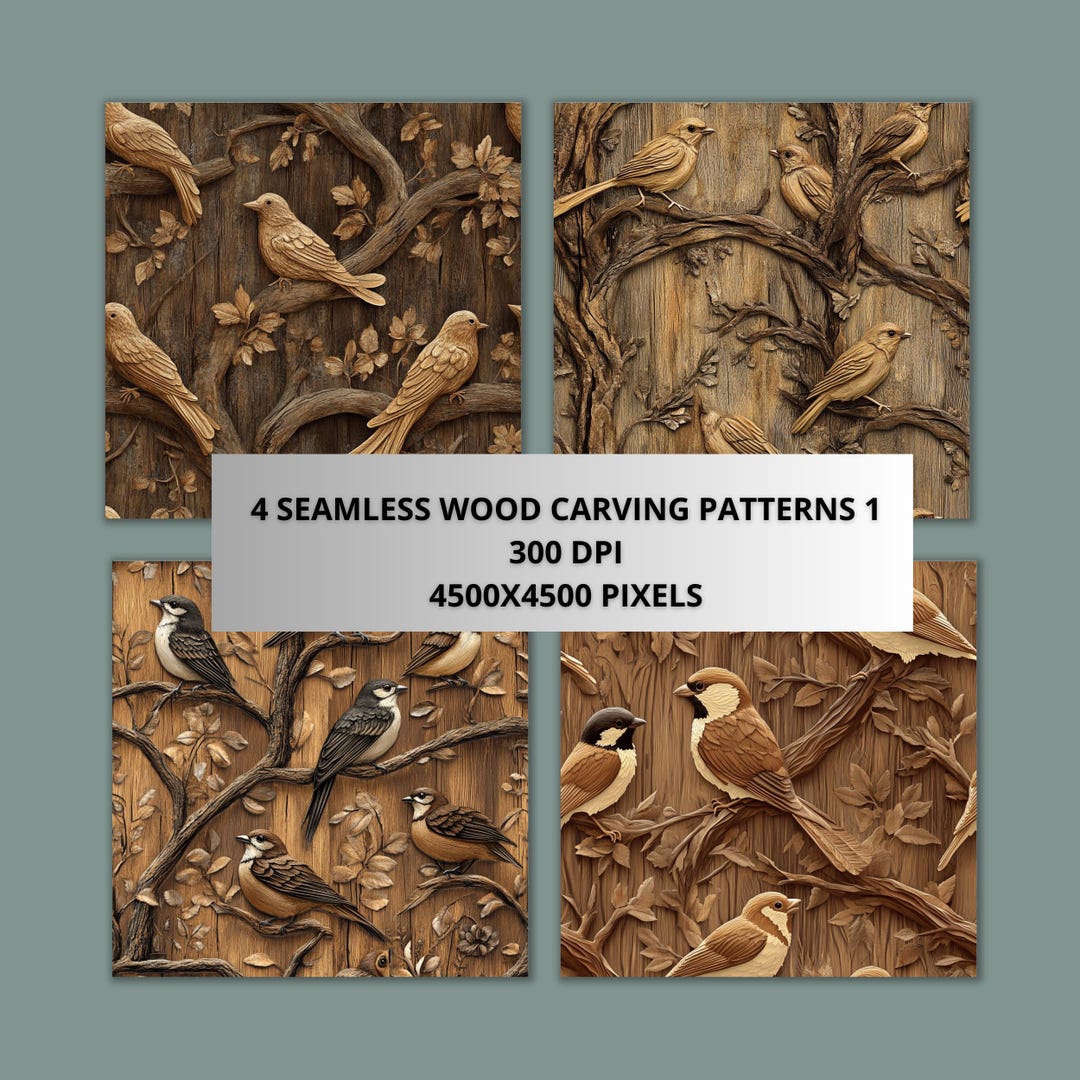Wood Carving Pattern , Carved Wood Design , Wooden Art Pattern , Rustic ...
