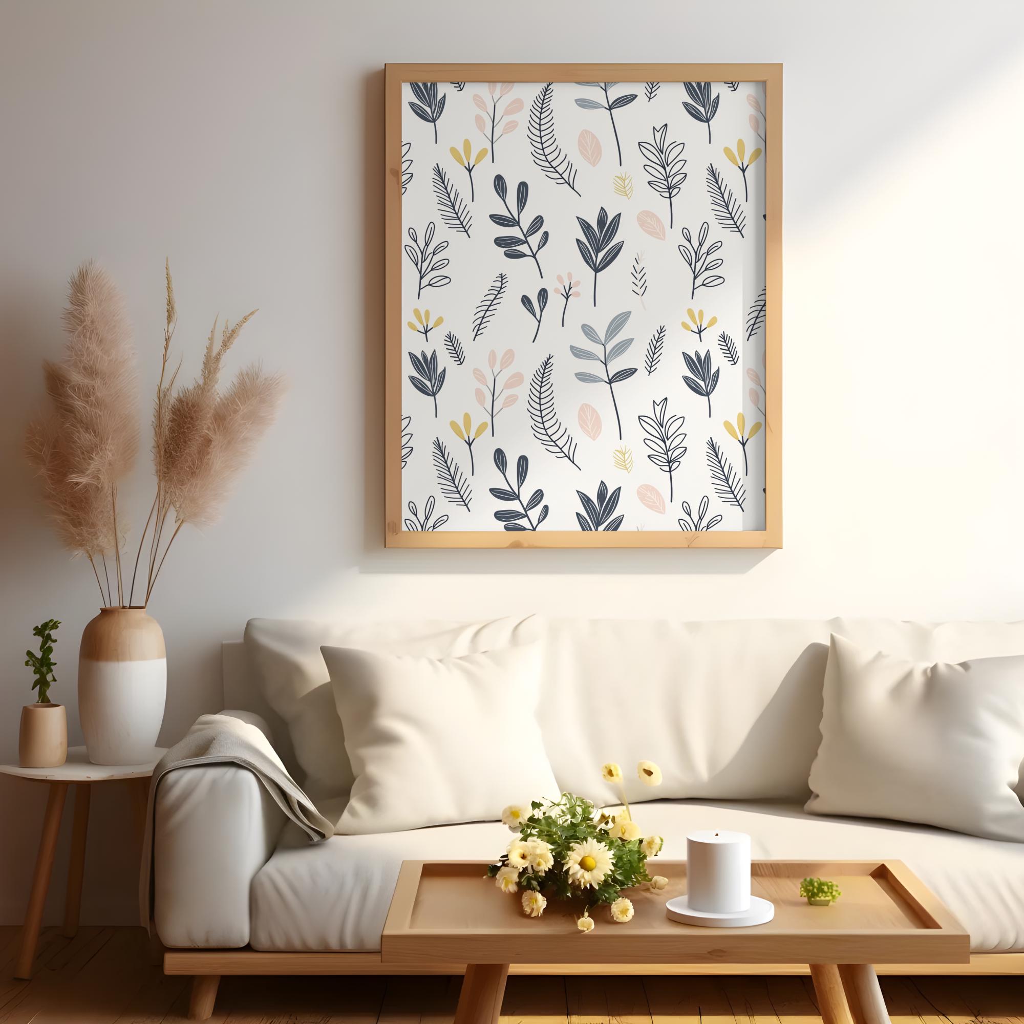 Boho Leaf Patterns , Cute Leaf Designs , Bohemian Leaf Art , Boho ...