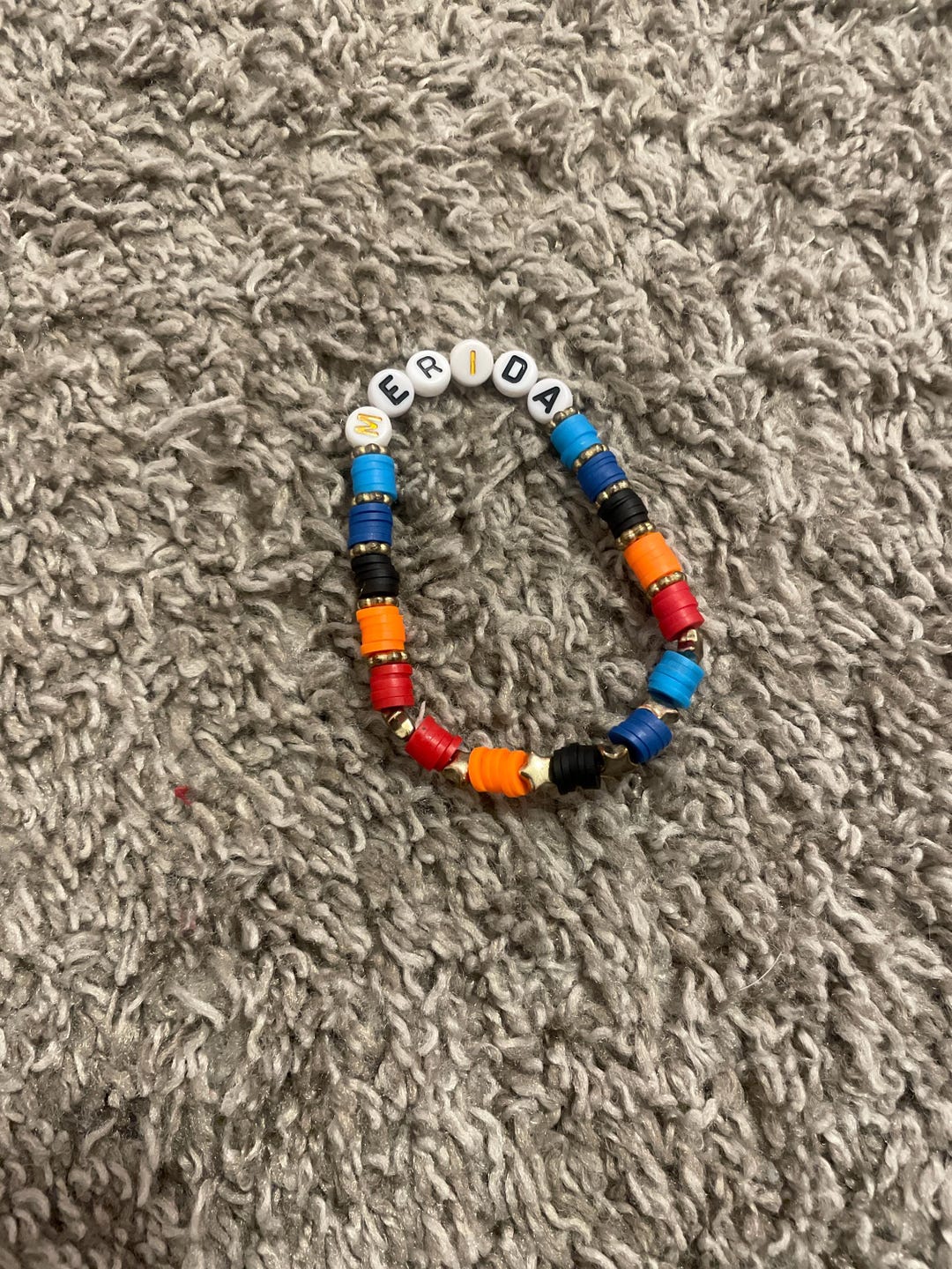 A Merida Bracelet Made With Clay Beads - Etsy