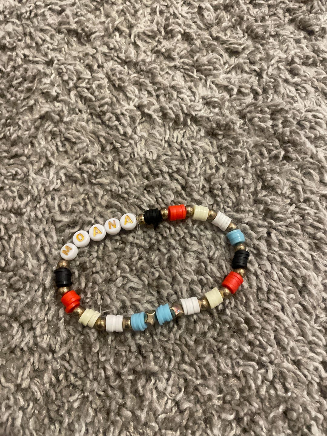 An Moana Bracelet Made With Clay Beads - Etsy