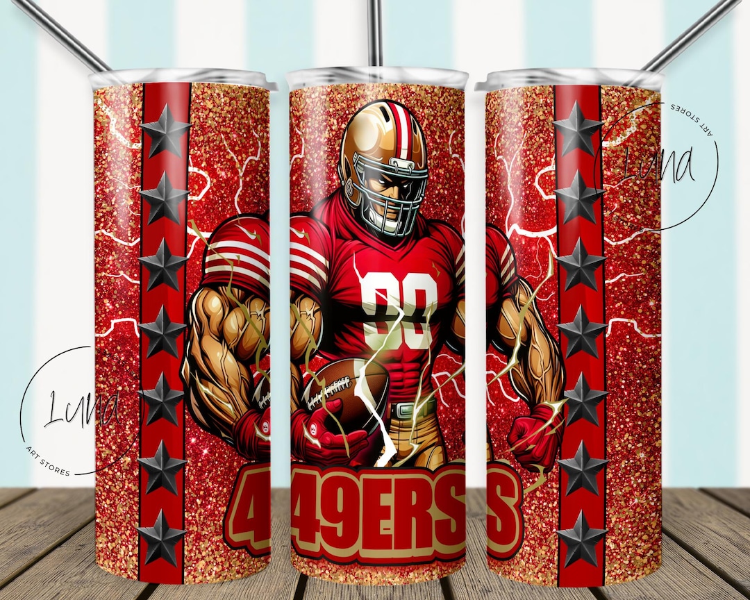 20oz Skinny Tumbler Wrap | Football Tumbler Design | 20oz Skinny ...