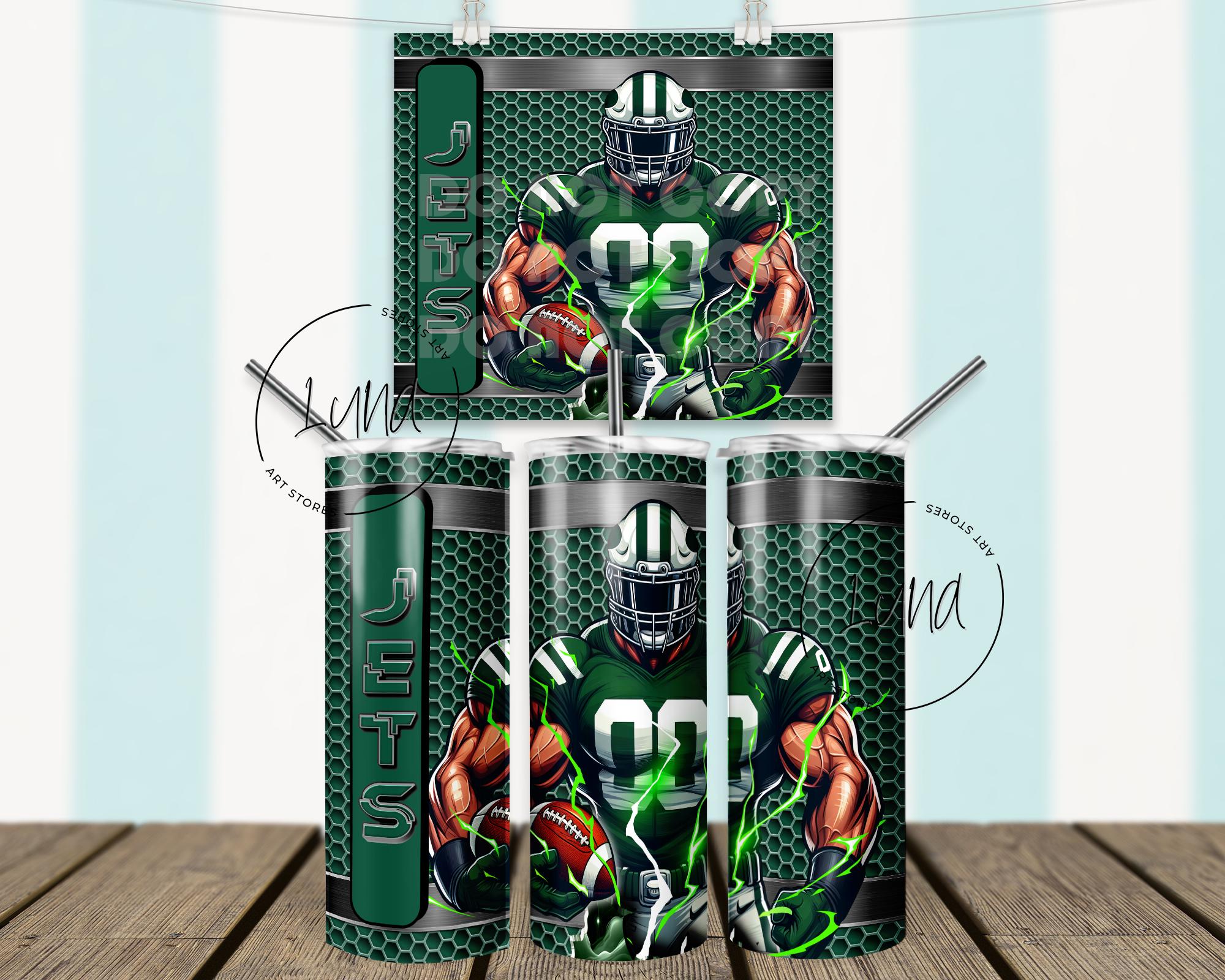 20oz Skinny Tumbler Wrap | Football Tumbler Design | 20oz Skinny ...