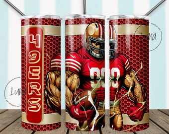 Viking 20oz Skinny Tumbler Wrap Football Tumbler Design 20oz Skinny ...