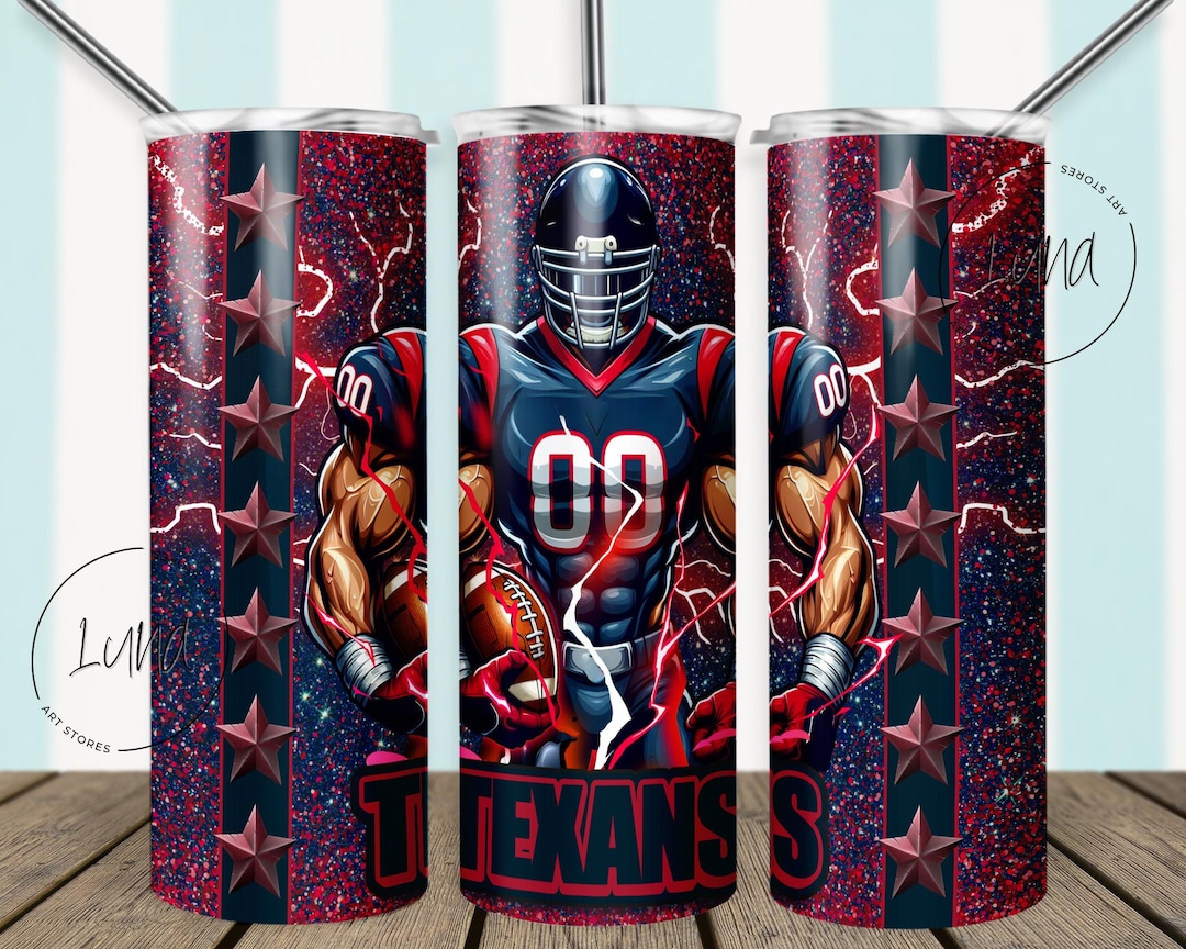 20oz Skinny Tumbler Wrap | Football Tumbler Design | 20oz Skinny ...