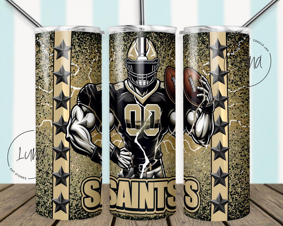 20oz Skinny Tumbler Wrap | Football Tumbler Design | 20oz Skinny ...
