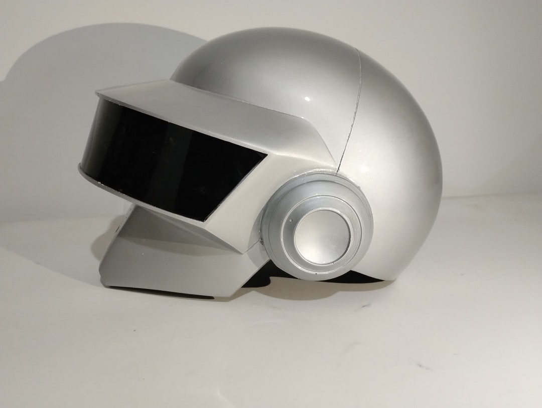 Daft Punk Thomas Bangalter Helmet Silver Basic Fan Made Replica - Etsy