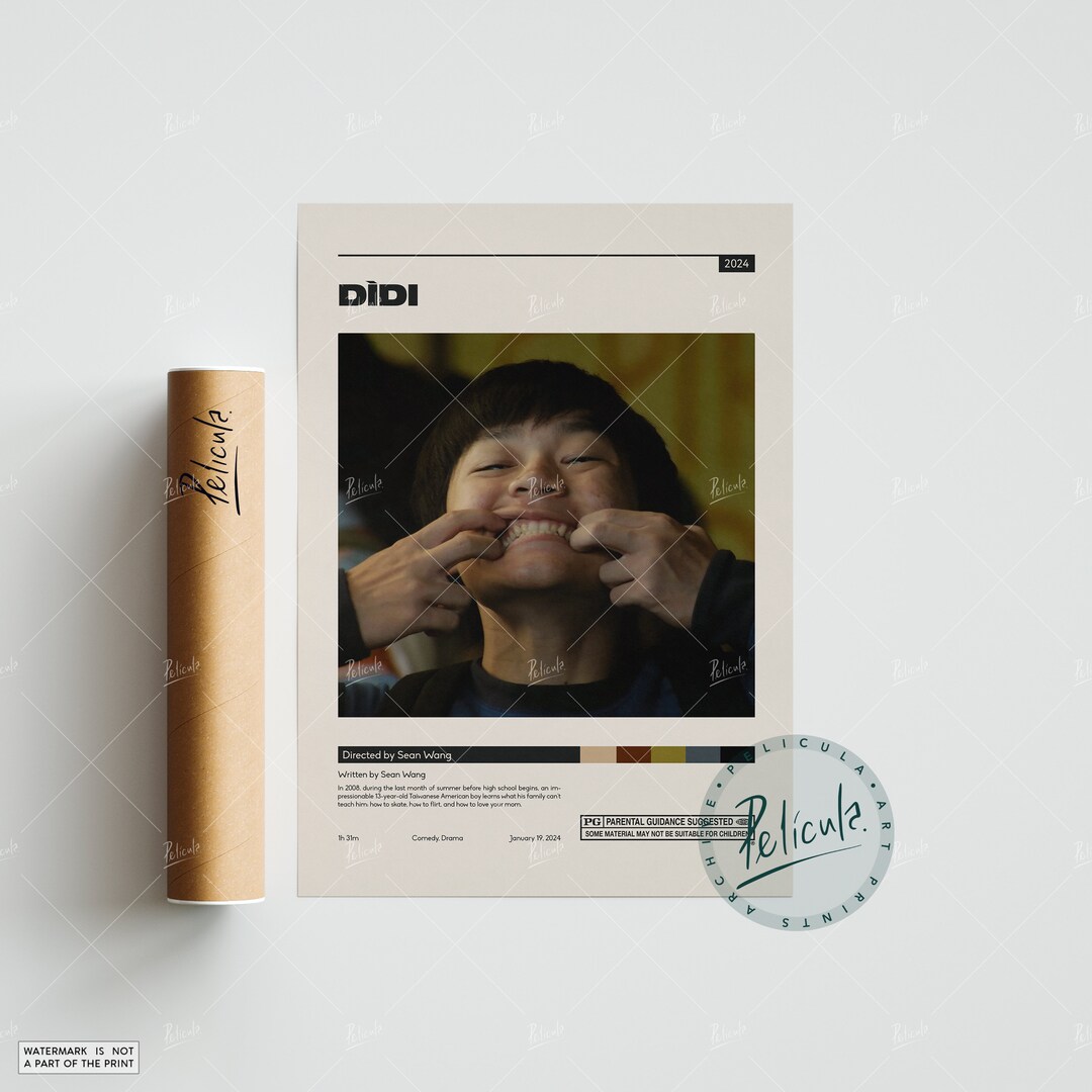 Dìdi Didi Poster Sean Wang Minimalist Movie Poster Vintage Retro Art ...