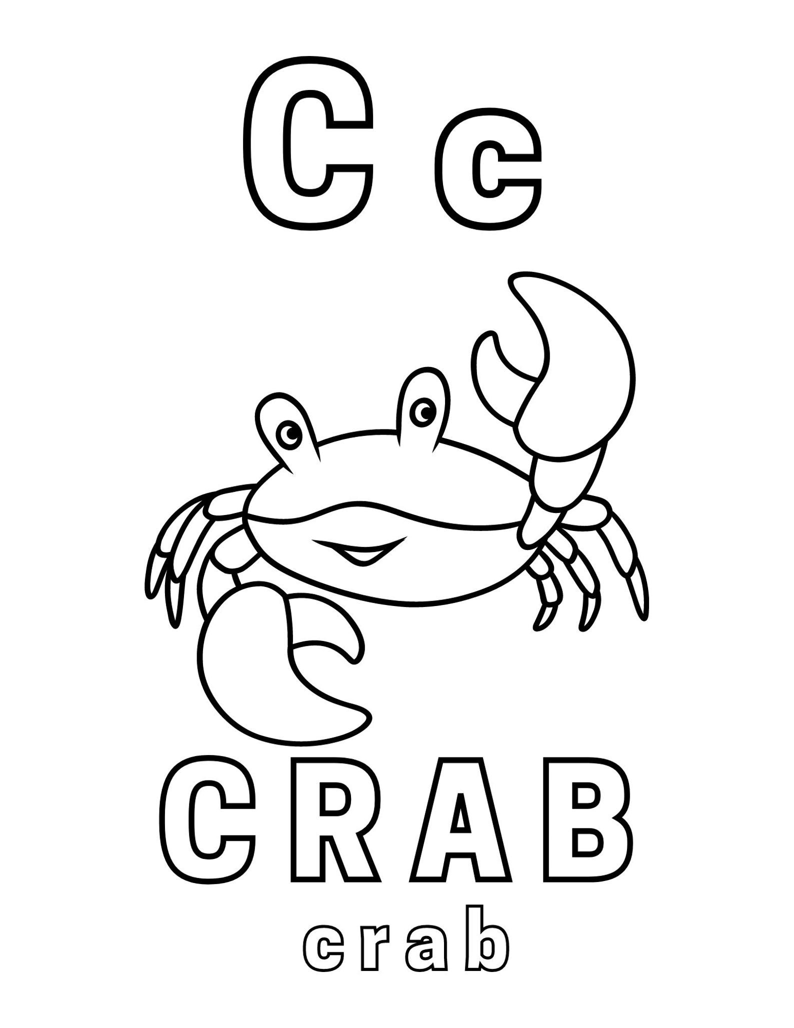 A to Z Printable Coloring Page Learn the Alphabet 26 Coloring Page ...