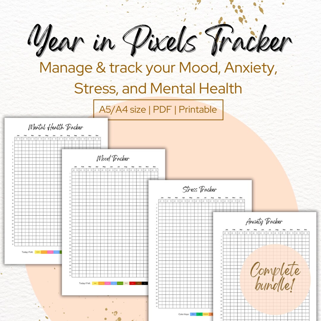 Mood Tracker, Anxiety Tracker, Stress Tracker, Mental Wellness ...