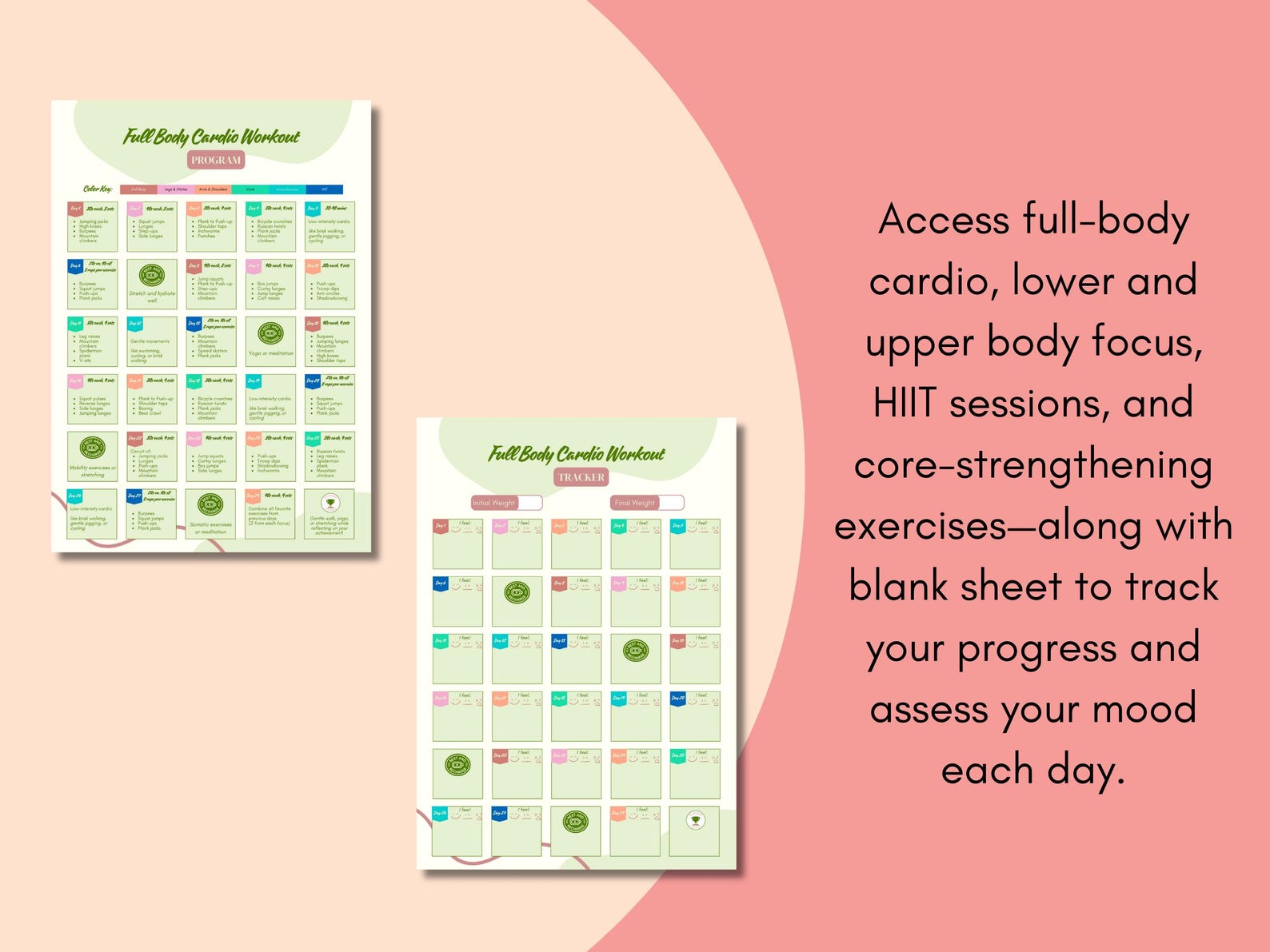 30 Day Full Body Cardio Workout for Women, Fitness Plan for Beginners ...