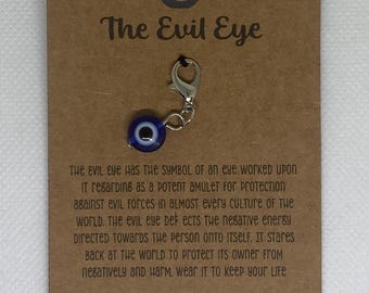 Evil Eye Keychain, New Home Gift, Protection Amulet, Evil Eye Gift, Gift for Mom, Keychain ...