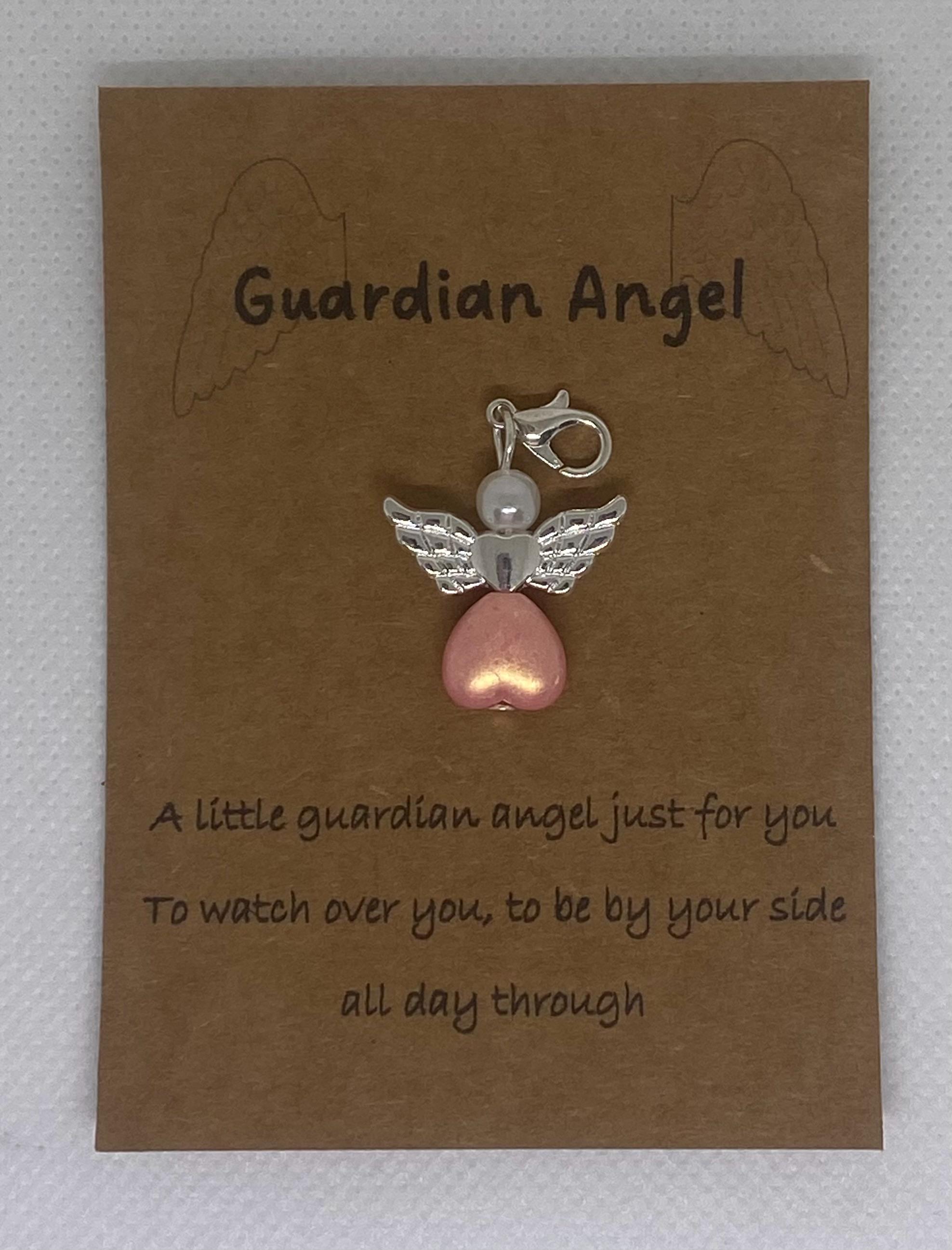 Guardian Angel Keychain - Etsy