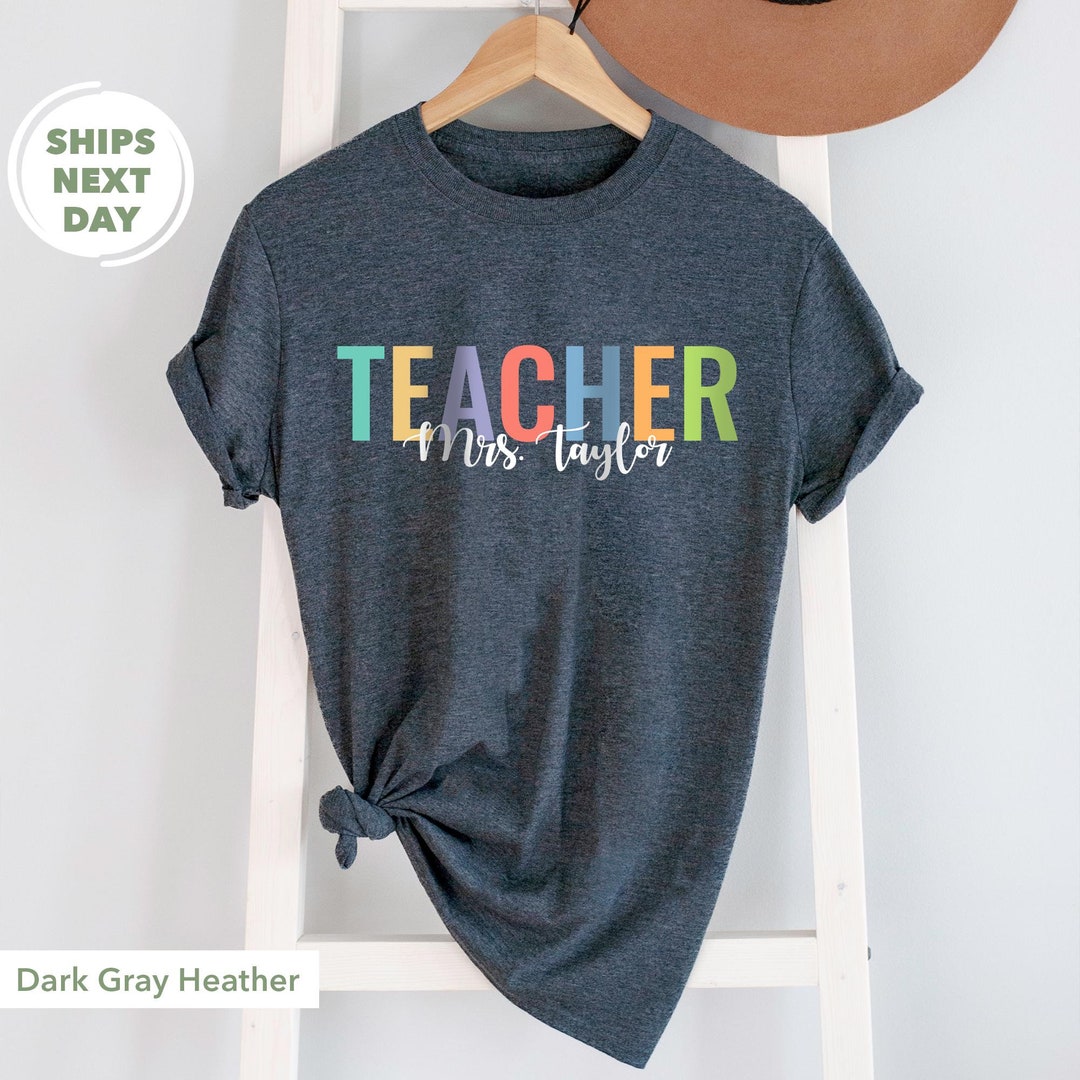 Custom Teacher Shirt, Teacher Team Shirts, Personalized School Shirt ...