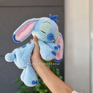 Crochet Stitch & Angel Snuggler Lovey Pattern PDF | Amigurumi Security ...