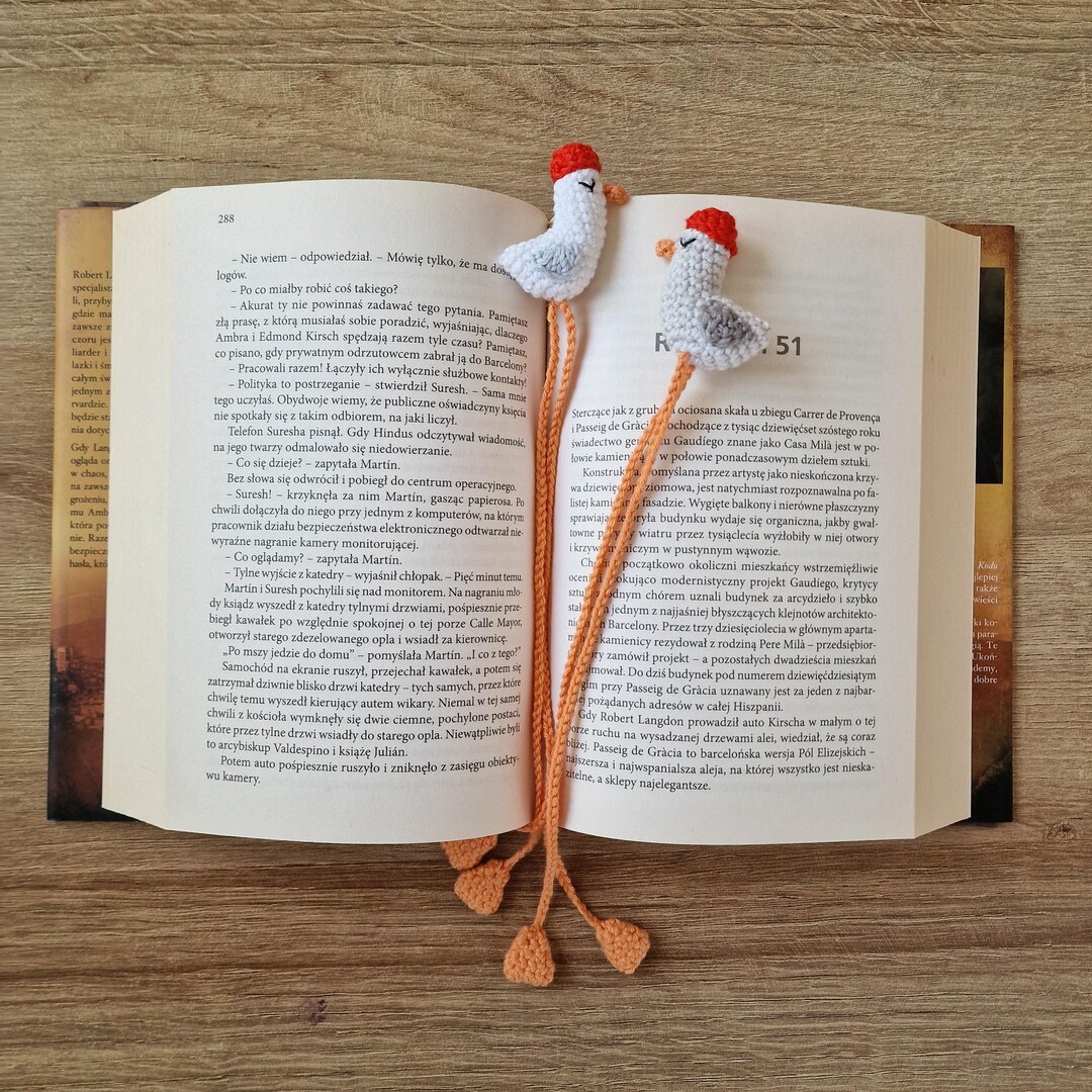 Crochet Seagull Bookmark – Cute Bird Bookmark, Ocean Theme Gift, Beach ...