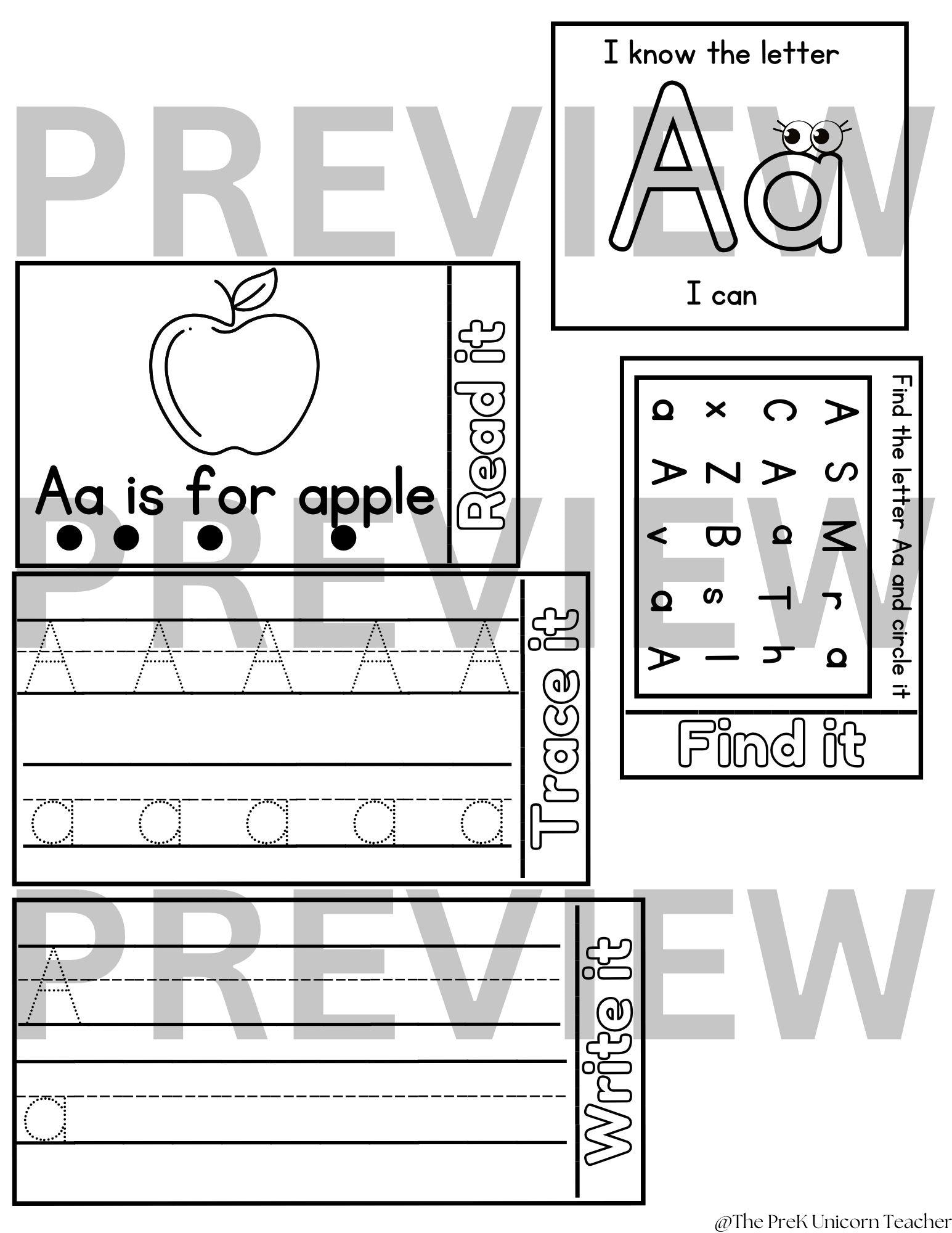 Alphabet Book and Activity - Etsy