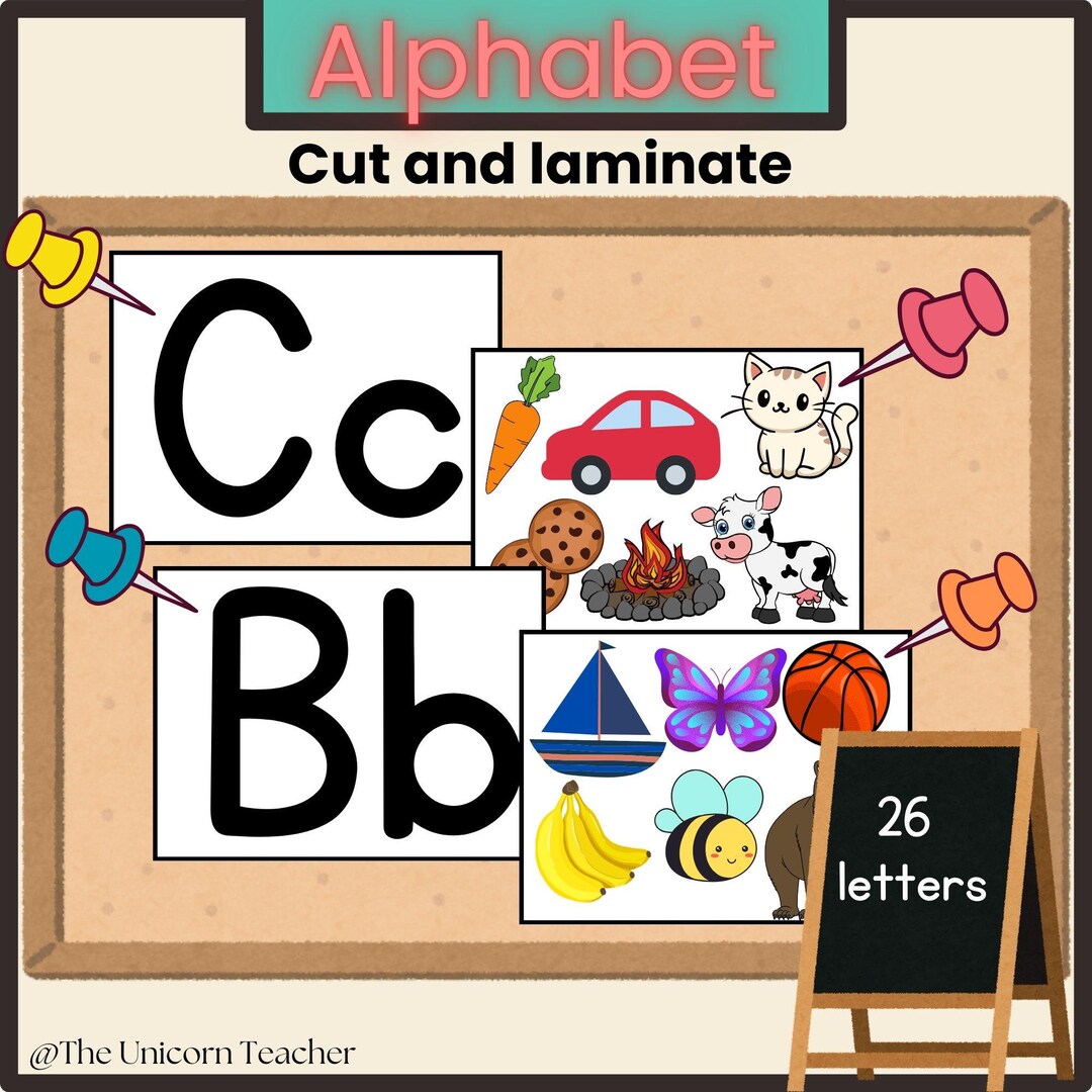 Alphabet Letter of the Week Print Outs - Etsy