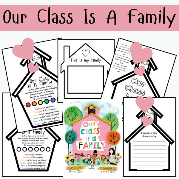 Our Class is a Family Bracelets - Etsy