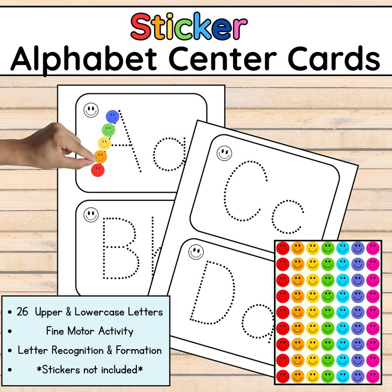 Alphabet Center Bundle - Etsy