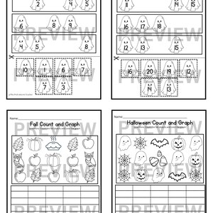 Fall and Halloween Activity Pack - Etsy