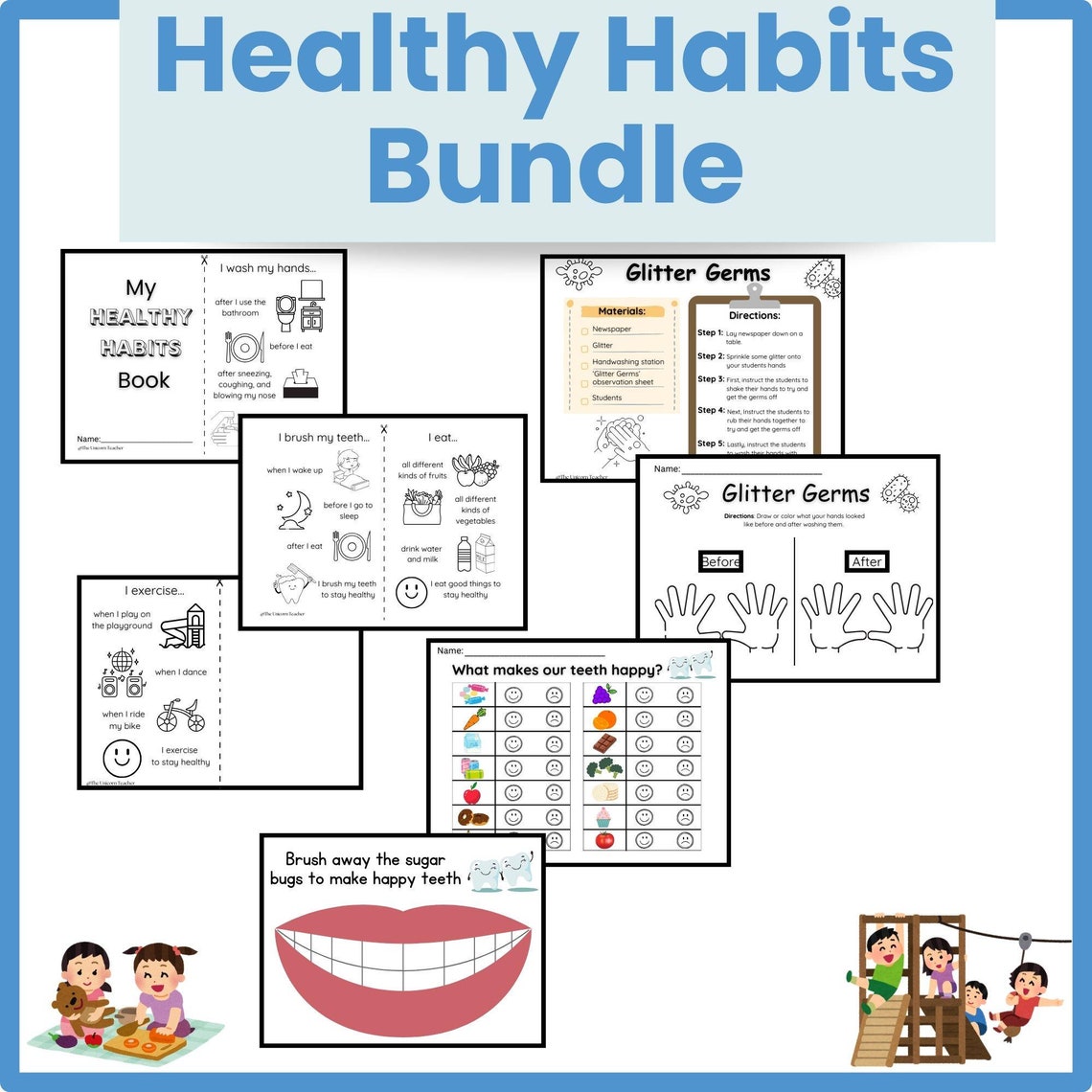 Healthy Habits Bundle - Etsy