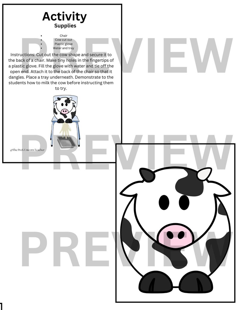 On the Farm Rhyming, Crafts, Activities, and Patterns - Etsy