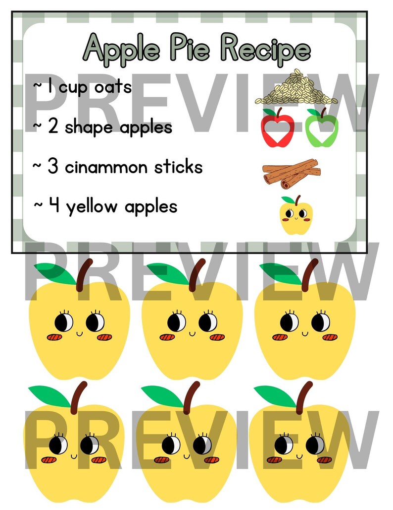 Fall Themed, Apple Pie Sensory Bin - Etsy