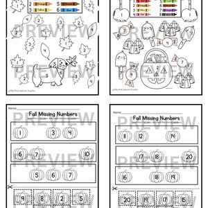 Fall and Halloween Activity Pack - Etsy