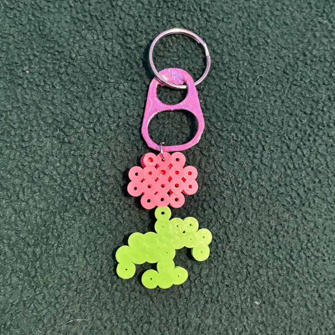 Handmade Soda Tab/perler Keychain - Etsy