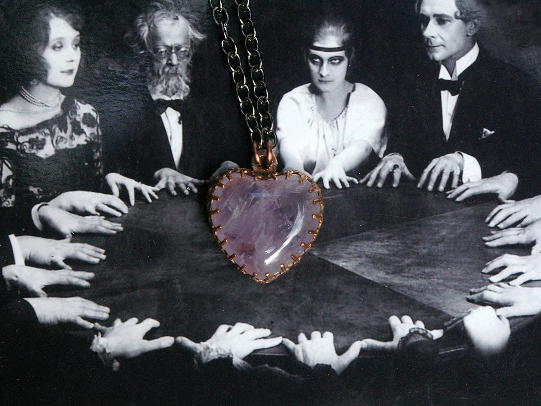Amethyst Heart Pendant, Light Purple Stone, Goth Girl Gift - Etsy