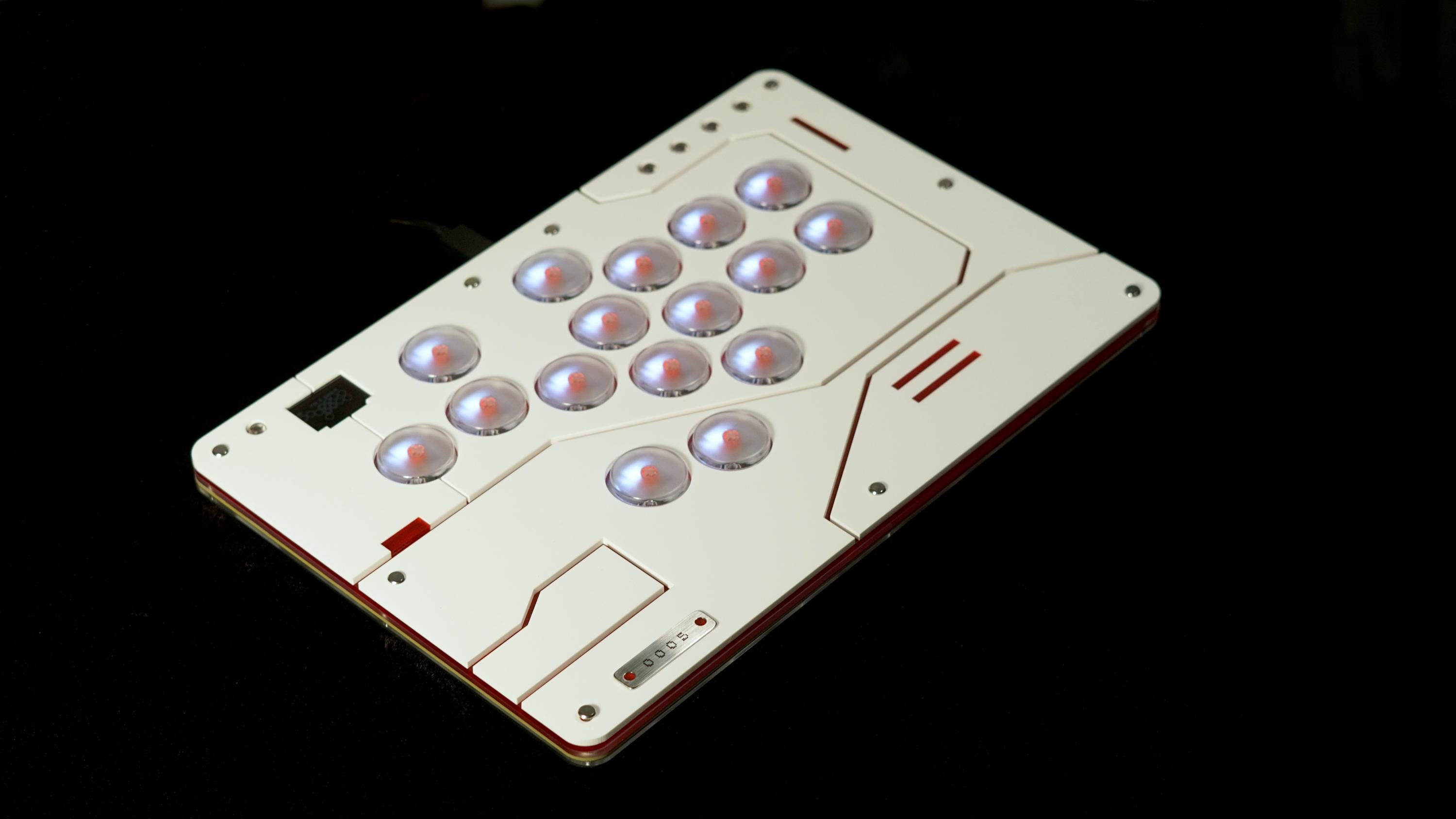 Premium Gundam Mech Case T16 Leverless Fightstick Controller Laser-cut ...