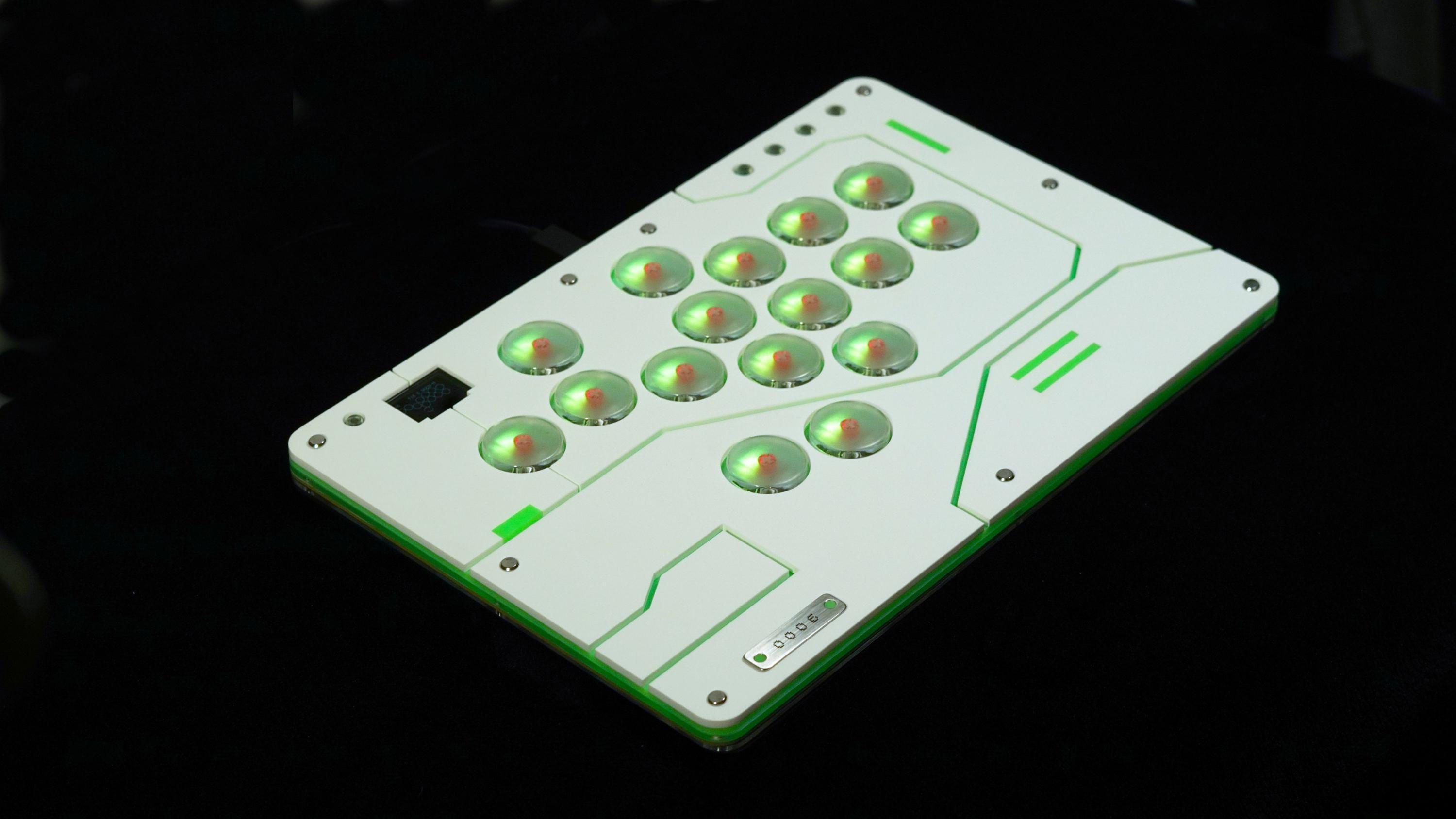 Premium Gundam Mech Case T16 Leverless Fightstick Controller Laser-cut ...