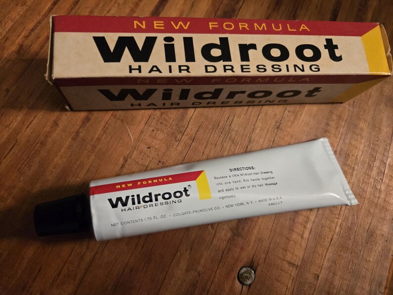 1950s / 1960s Vintage Wildroot Hair Products, Cream Oil and Hair ...