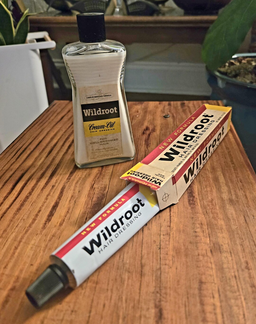 1950s / 1960s Vintage Wildroot Hair Products, Cream Oil and Hair ...