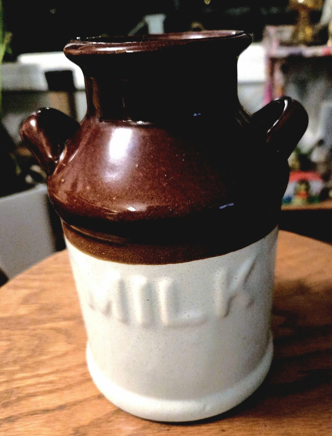 Vintage Gailstyn Sutton Stoneware Milk Canister Brown & Beige 7 ...