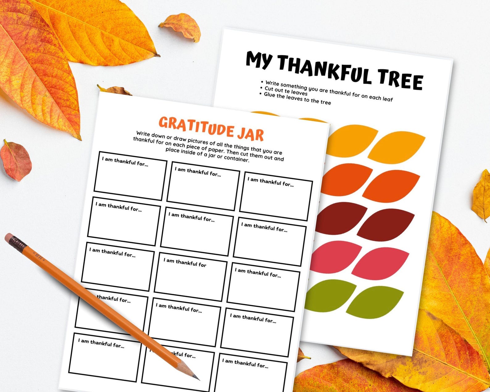 Thanksgiving Gratitude Activity Packet - Etsy