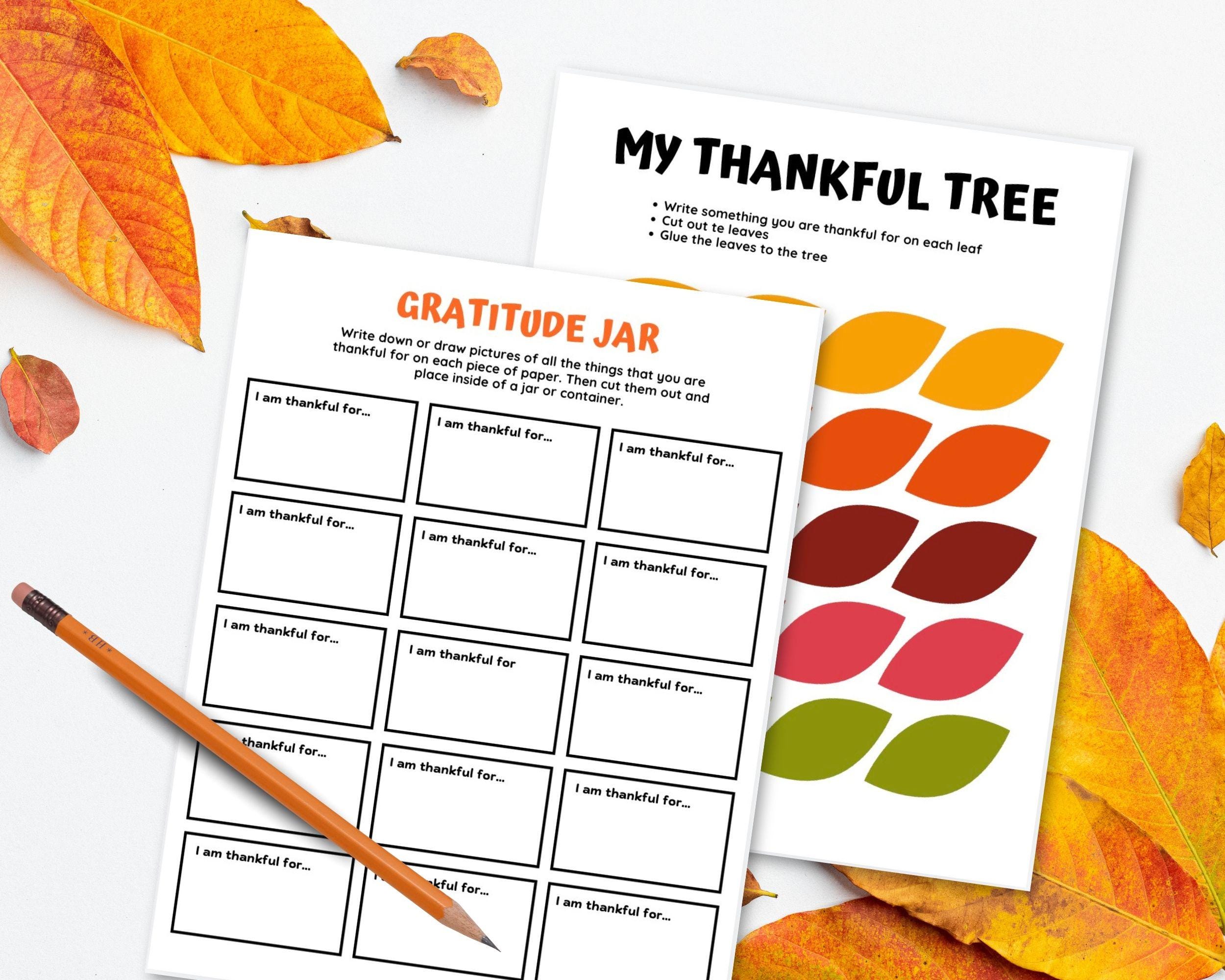 Thanksgiving Gratitude Activity Packet - Etsy