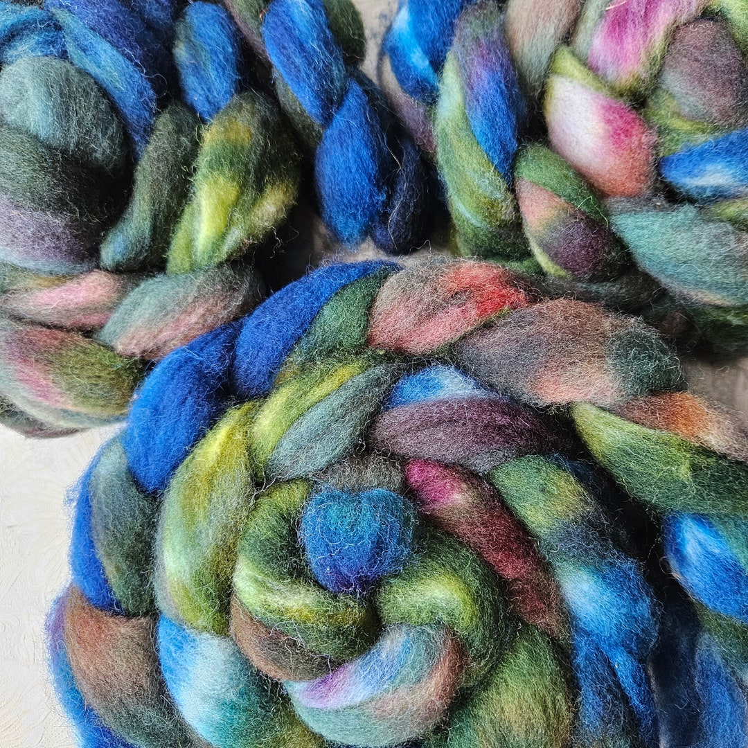 Lakewood 4 Oz Dorset Roving / Wool for Spinning Yarn, Wet or Needle ...