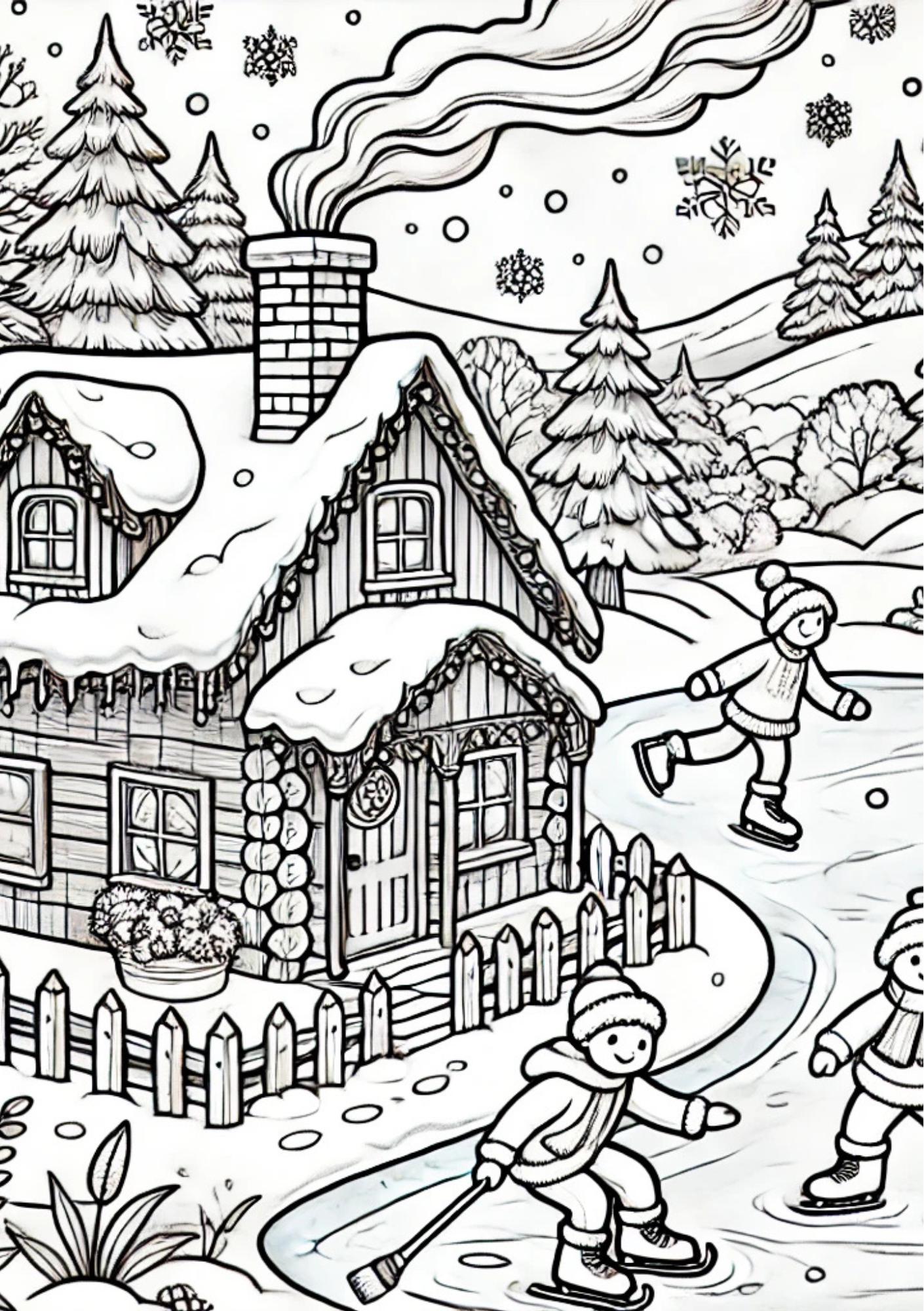 Christmas Holiday Coloring Book - Etsy