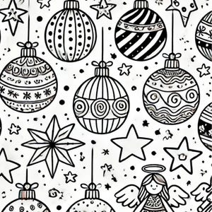 Christmas Holiday Coloring Book - Etsy