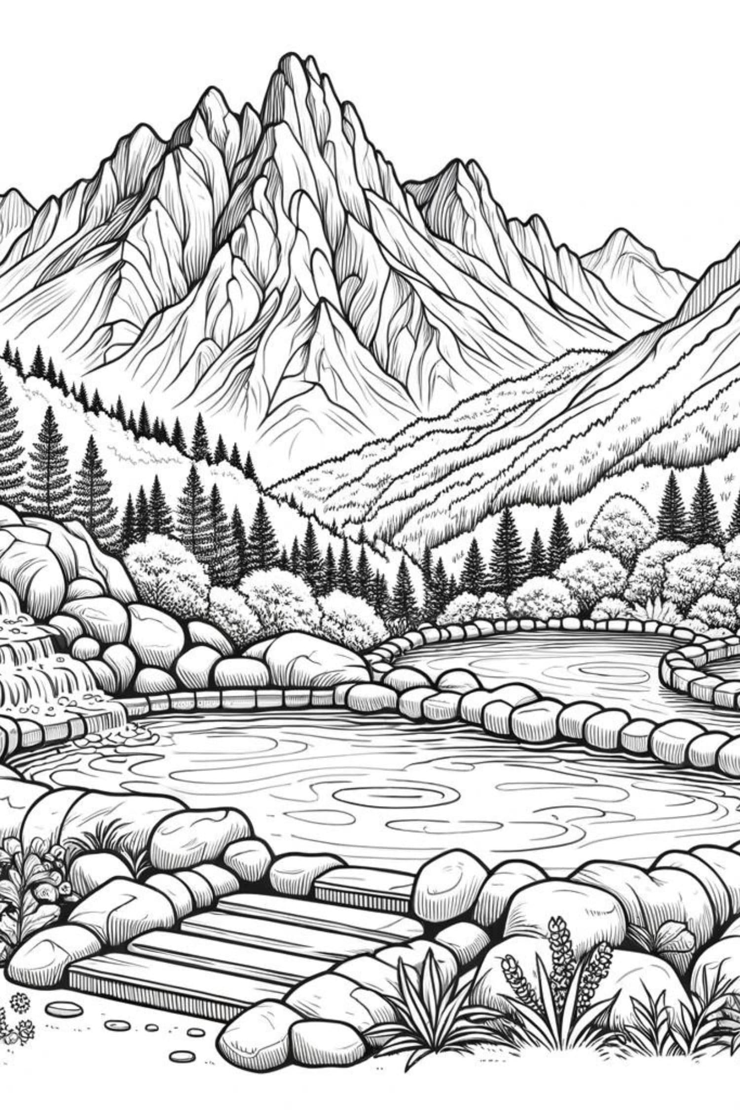 Digital Coloring Pages - Etsy