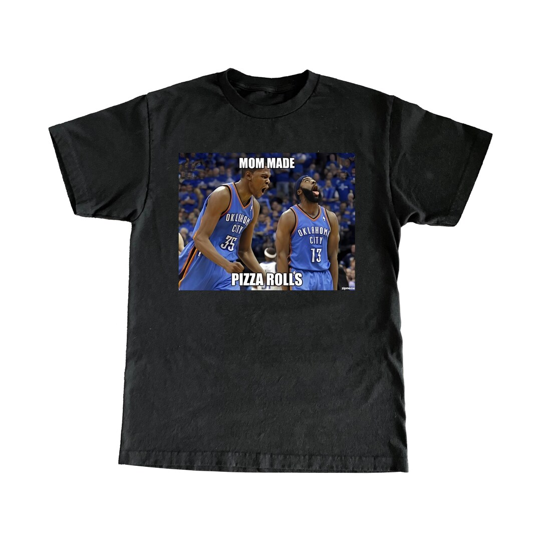 Mom Made Pizza Rolls Meme Photo Tee - Basketball Meme Fan Gift NBA - Etsy