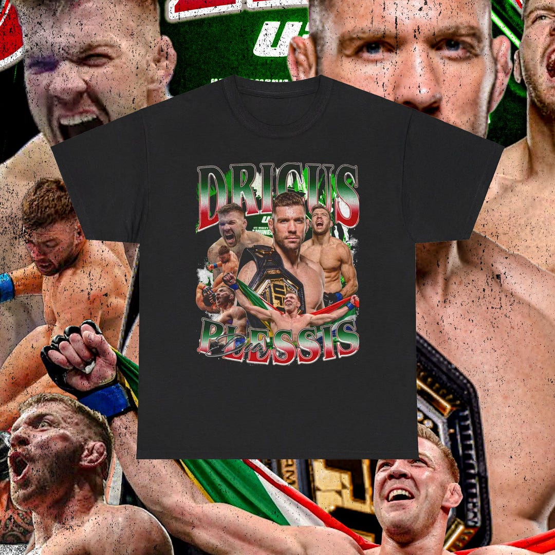 Dricus Du Plessis T Shirt High Quality Print UFC Fan DDP Fighter - Etsy